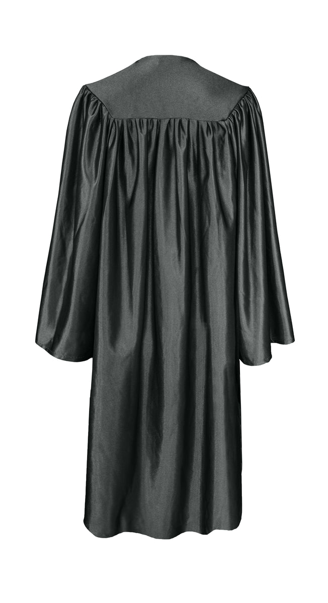 Shiny Graduation Cap and Gown with Tassel Charm Black – GradPlaza